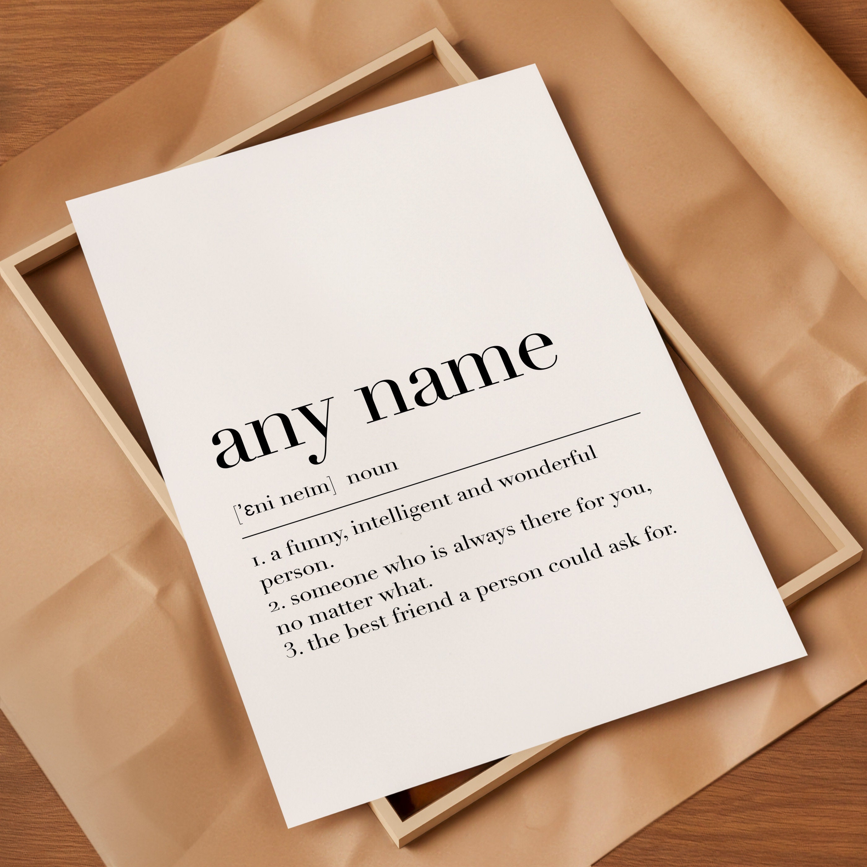 Personalized Name Definition,any Name Print,best Friend Definition ...