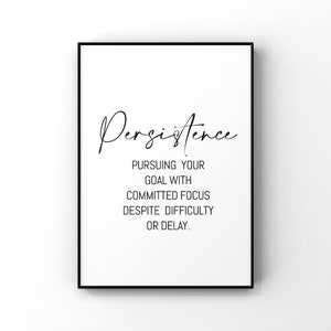 Persistence,persistence Print,persistence Poster,persistence Definition ...