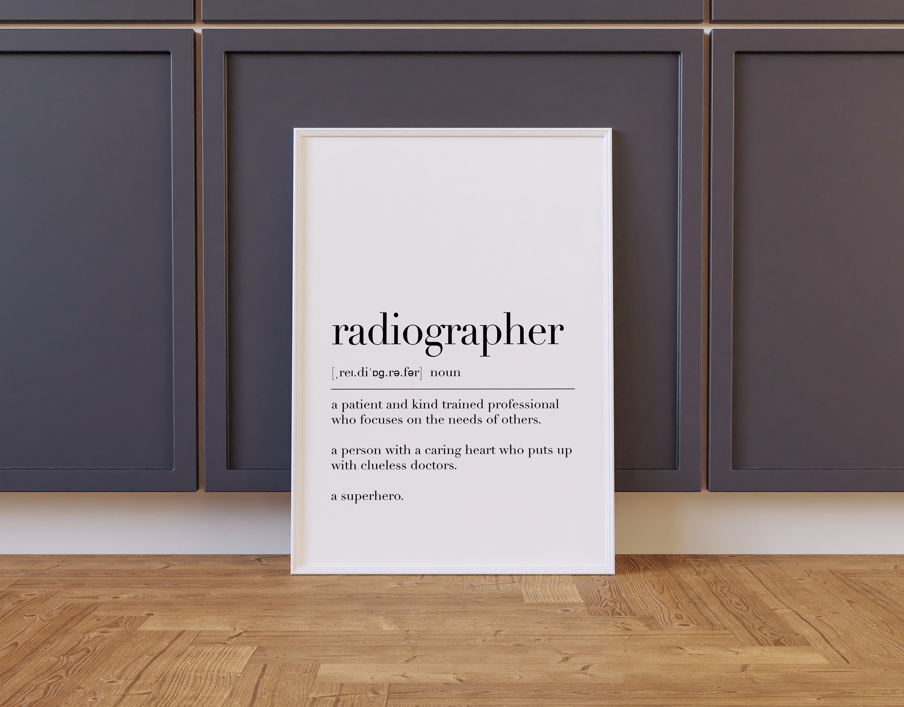 Radiographer, Radiographer Poster, Radiographer Definition ...