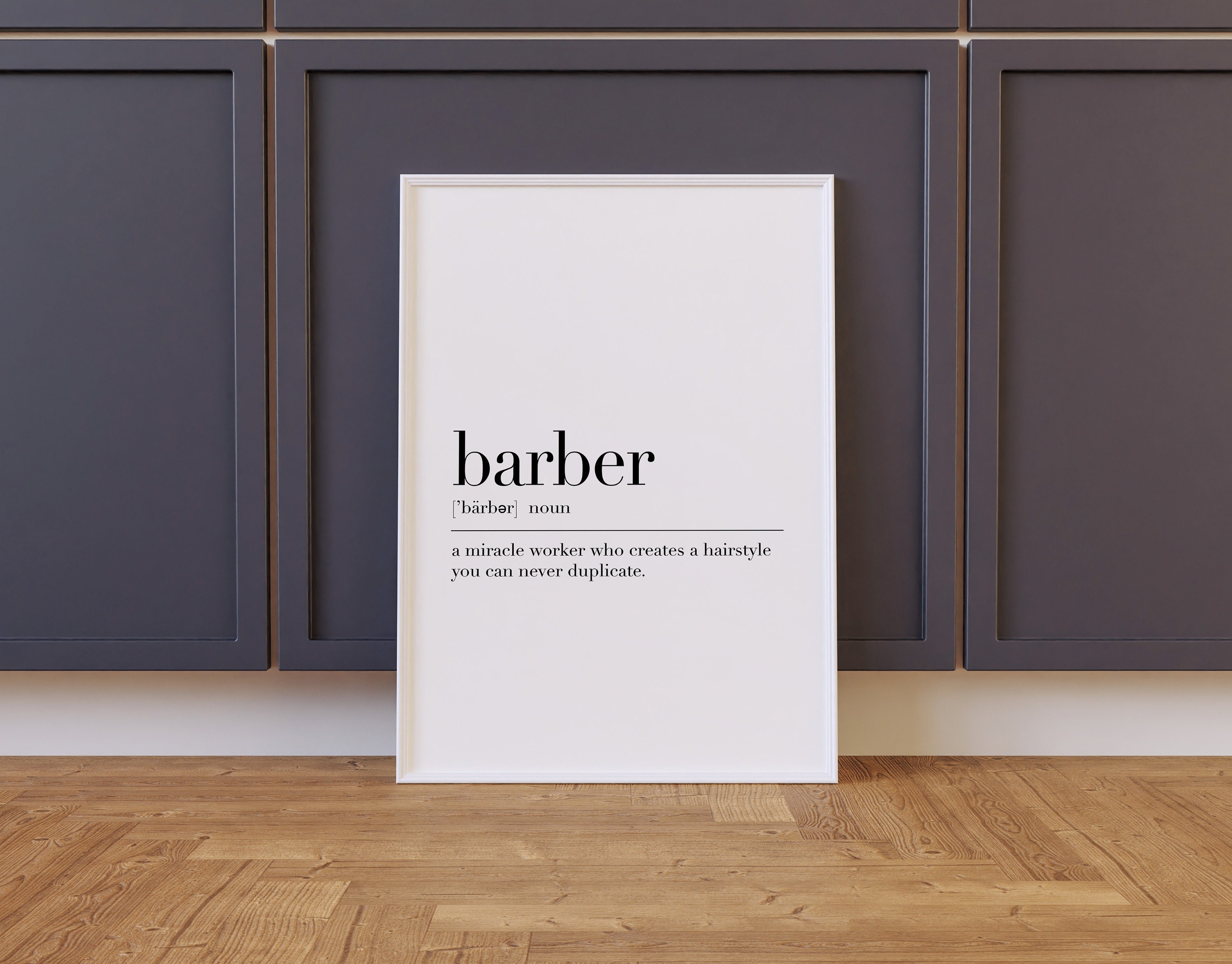 Barber, Barber Definition Print, Barber Print, Definition Poster ...