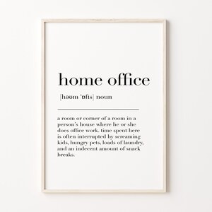 Home Office, Home Office Print, Home Office Poster, Home Office ...