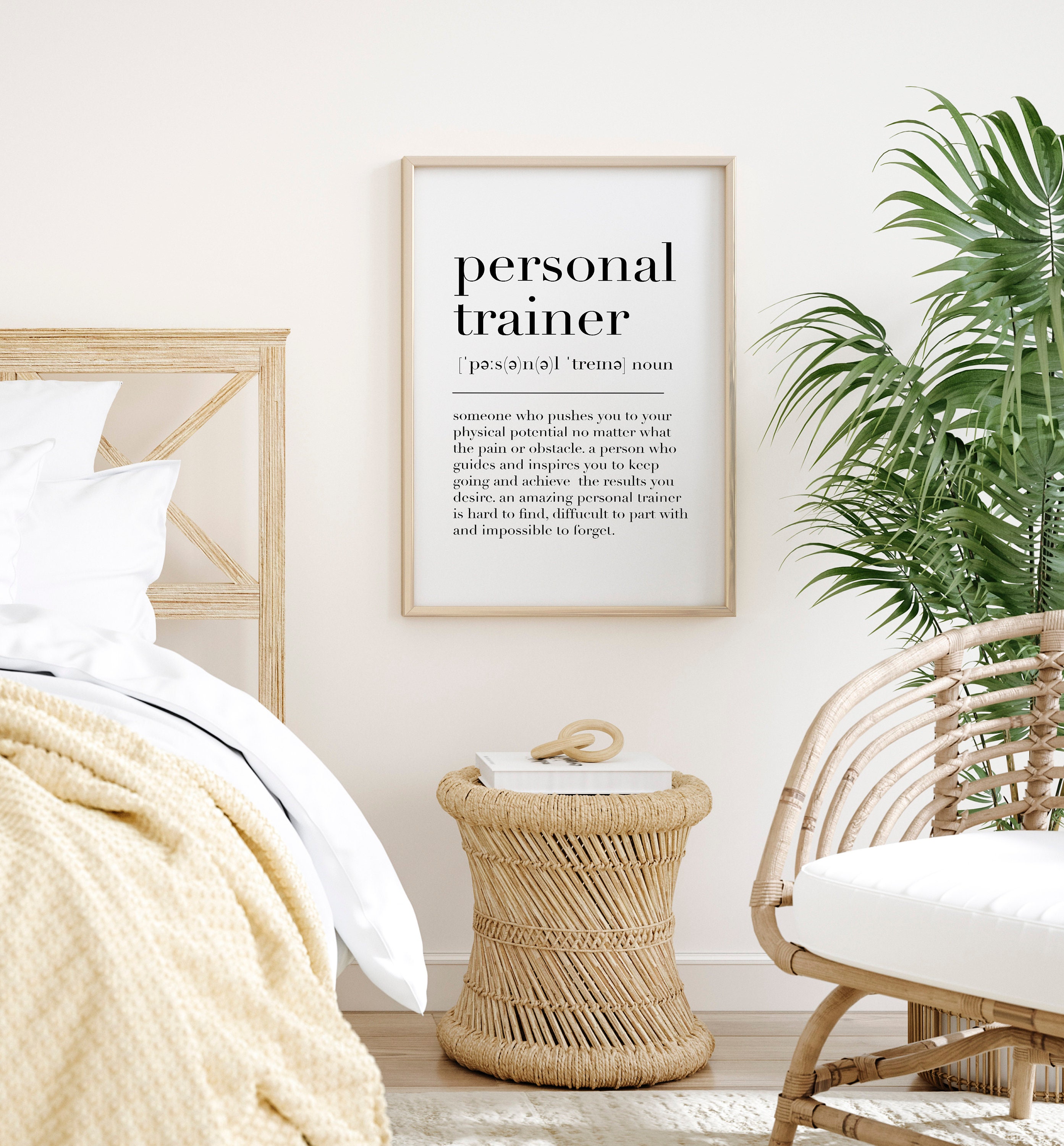 Personal Trainer Definition Print Gift for Personal Trainer | Etsy