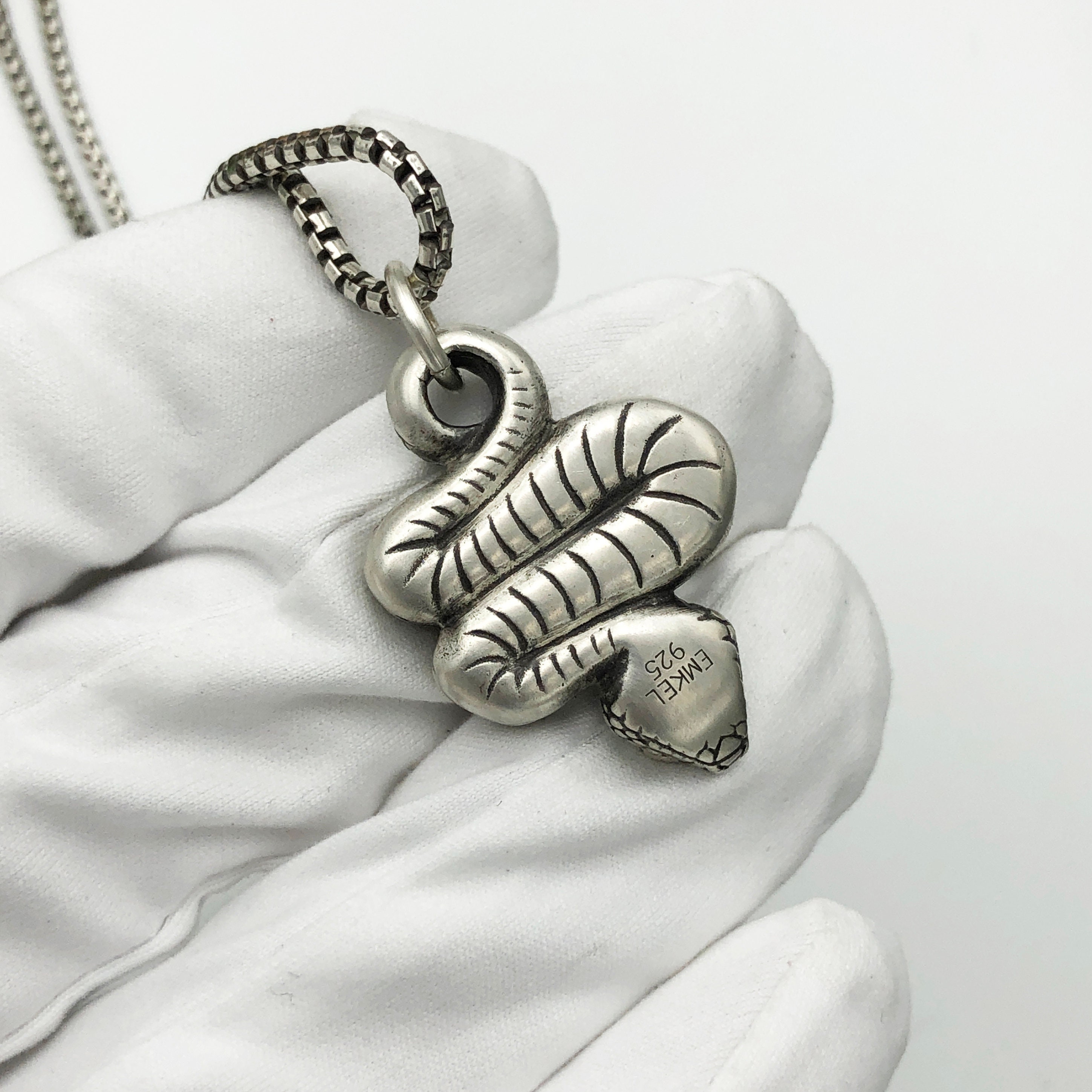 Snake Necklace, Sterling Silver 925, Serpent Viper Rattlesnake Snake ...