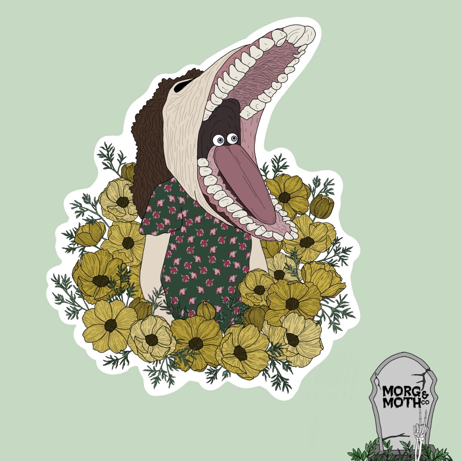 Barbara sticker Beetlejuice sticker Tim Burton sticker | Etsy