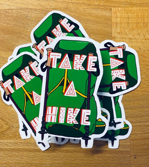 Take a Hike Sticker Rucksack Sticker Laptop Sticker Bujo - Etsy.de