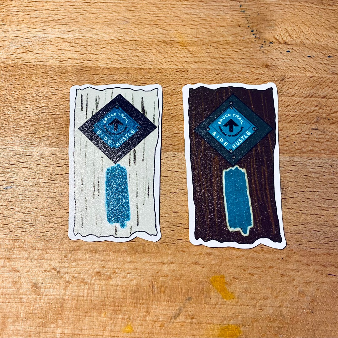 Bruce Trail Side Hustle Sticker - Vinyl Laptop Waterbottle Planner ...