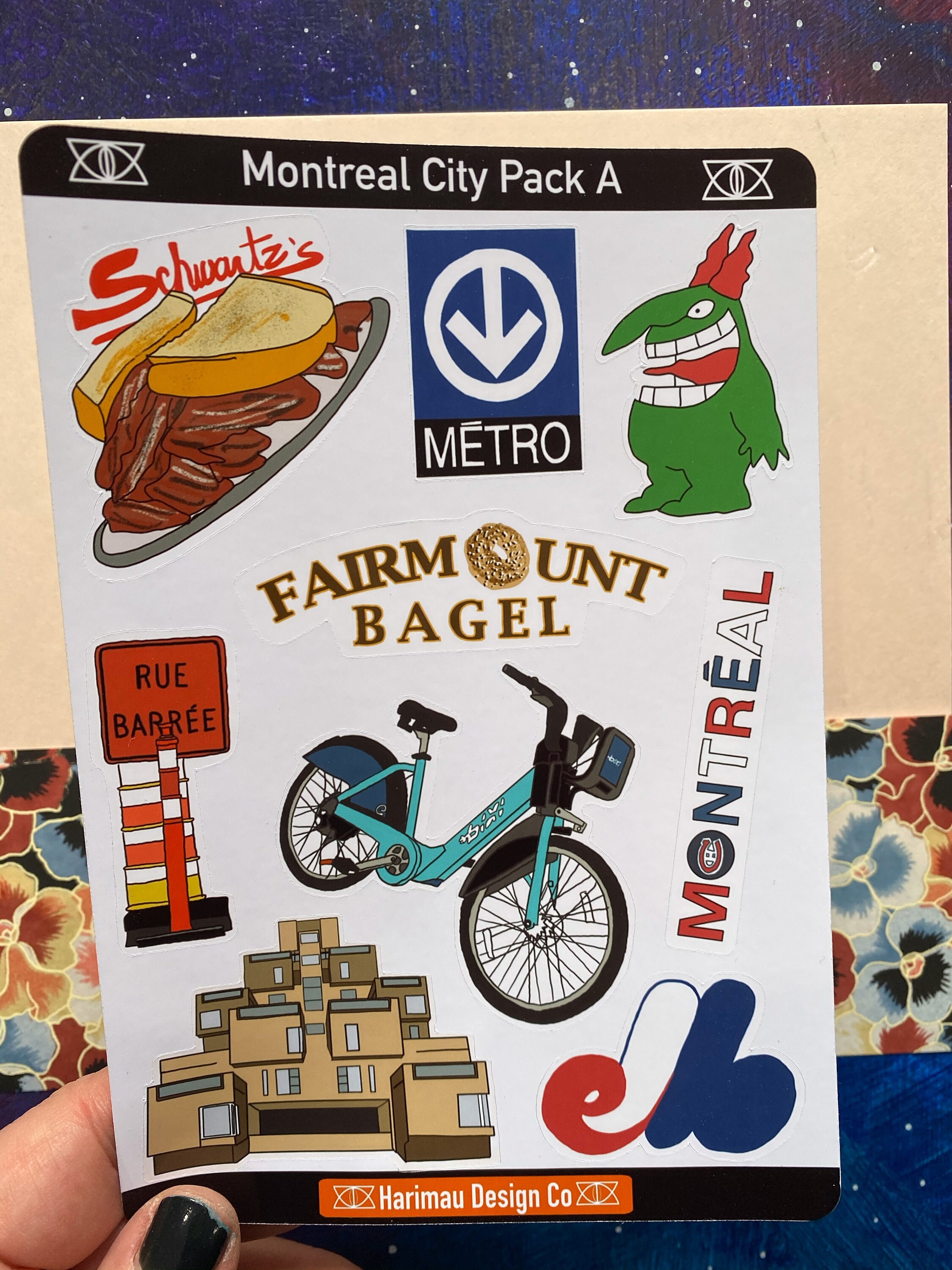 Montreal City Stickers - Notebook Stickers - Laptop Stickers - Planner ...