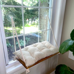 Handcrafted Cat Window Perch With Plush Bed Cat Window - Etsy