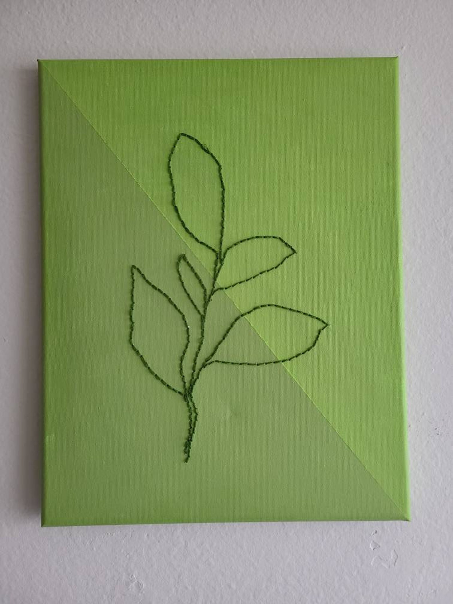 Embroidery Canvas -plant - Etsy