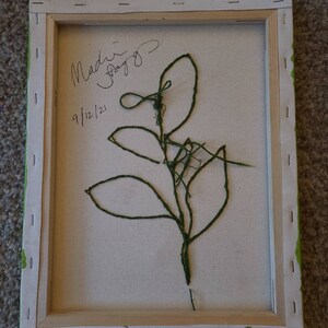 Embroidery Canvas -plant - Etsy