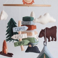 Baby Mobile National Park - Camping Baby Mobile Dog - Wilderness Mobile ...
