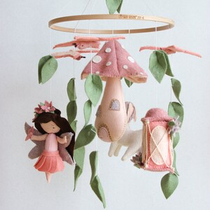 Fairy Baby Mobile, Fairy Garden Mobile, Fairy Nursery Decor - Etsy