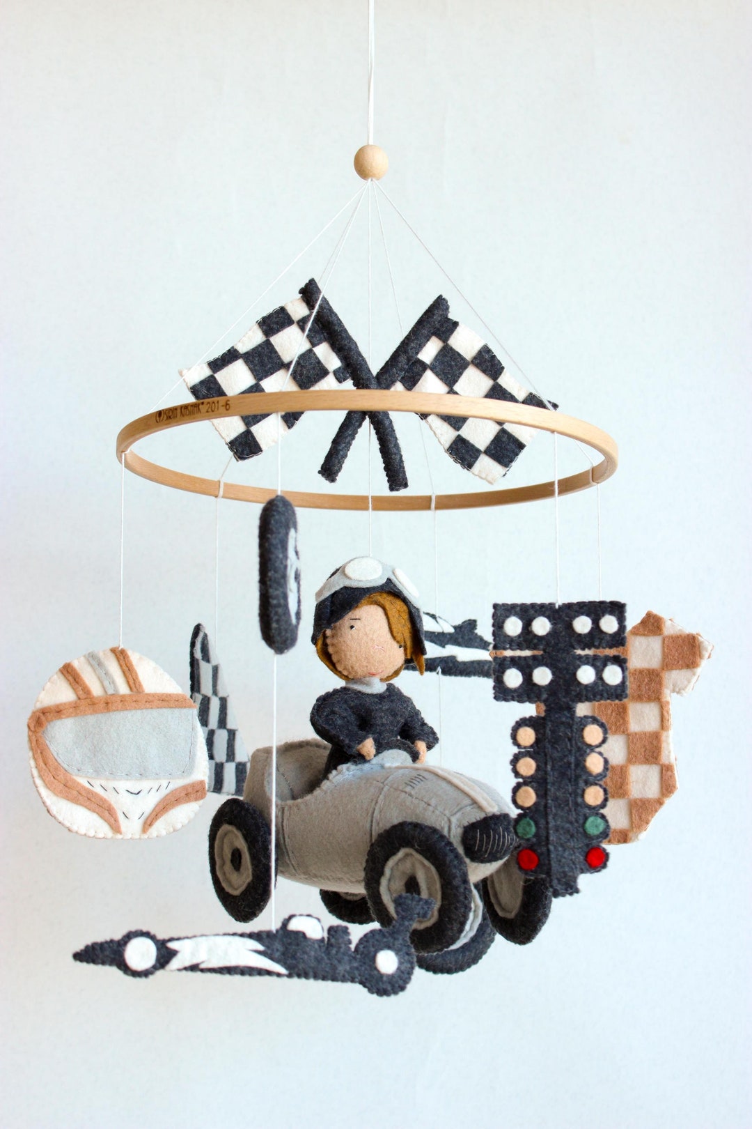 Race Car Mobile, Checkered Flag Mobile, Racing Car Mobile, Race Car ...