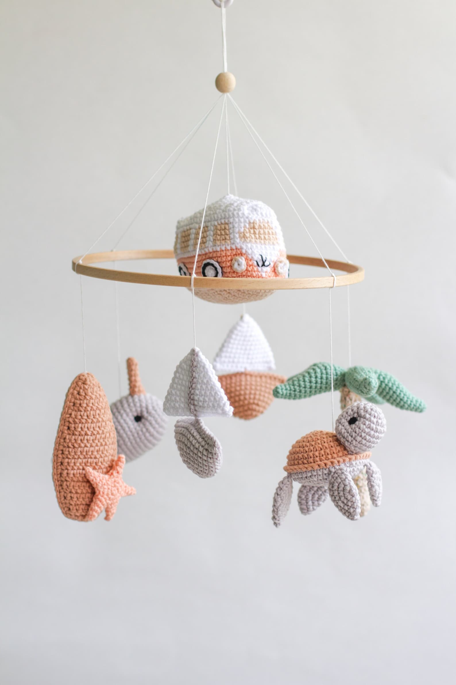Beach Baby Mobile. Surf Baby Mobile. Ocean Baby Mobile - Etsy
