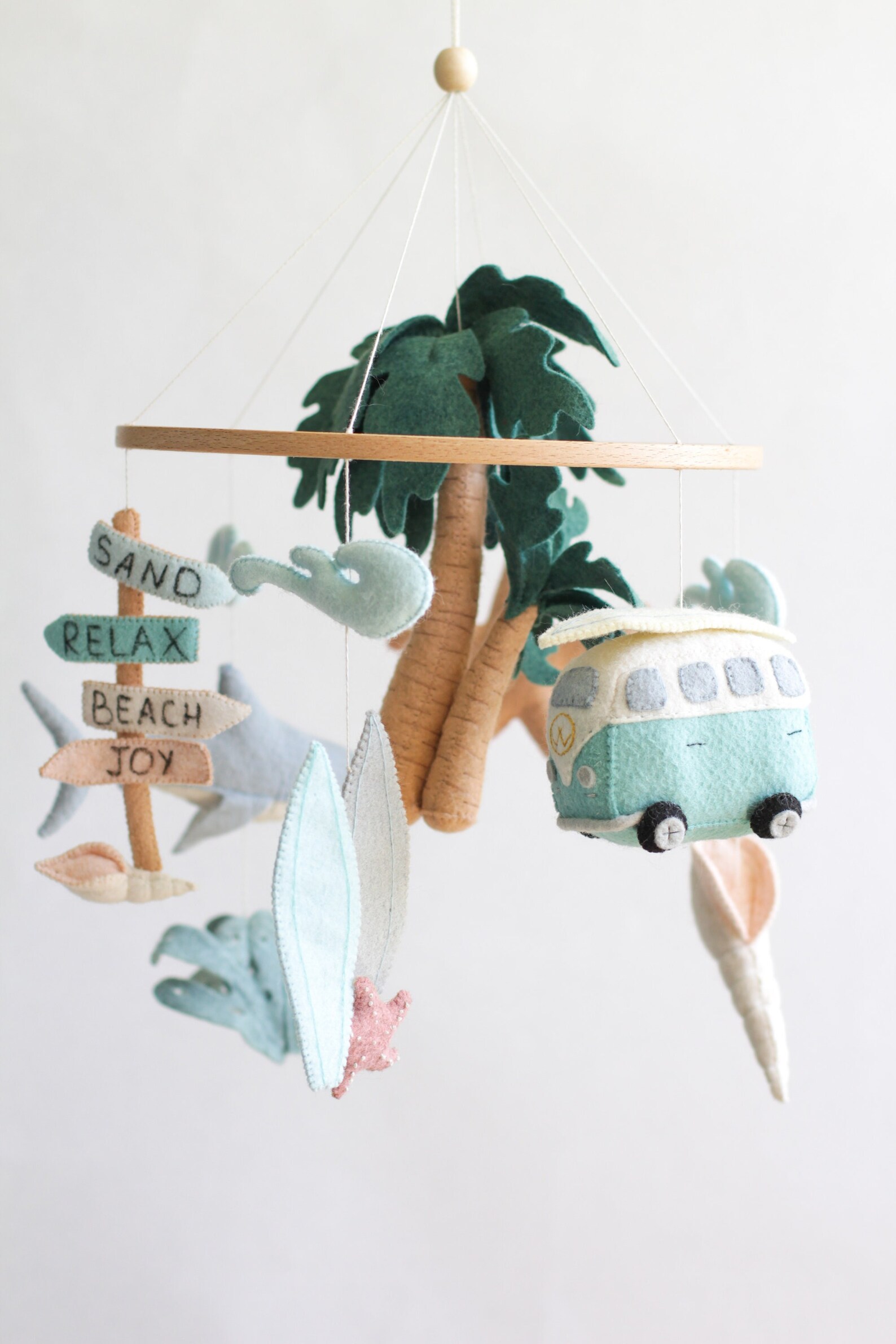 Beach Baby Mobile Ocean Baby Mobile Surfing Baby Mobile - Etsy