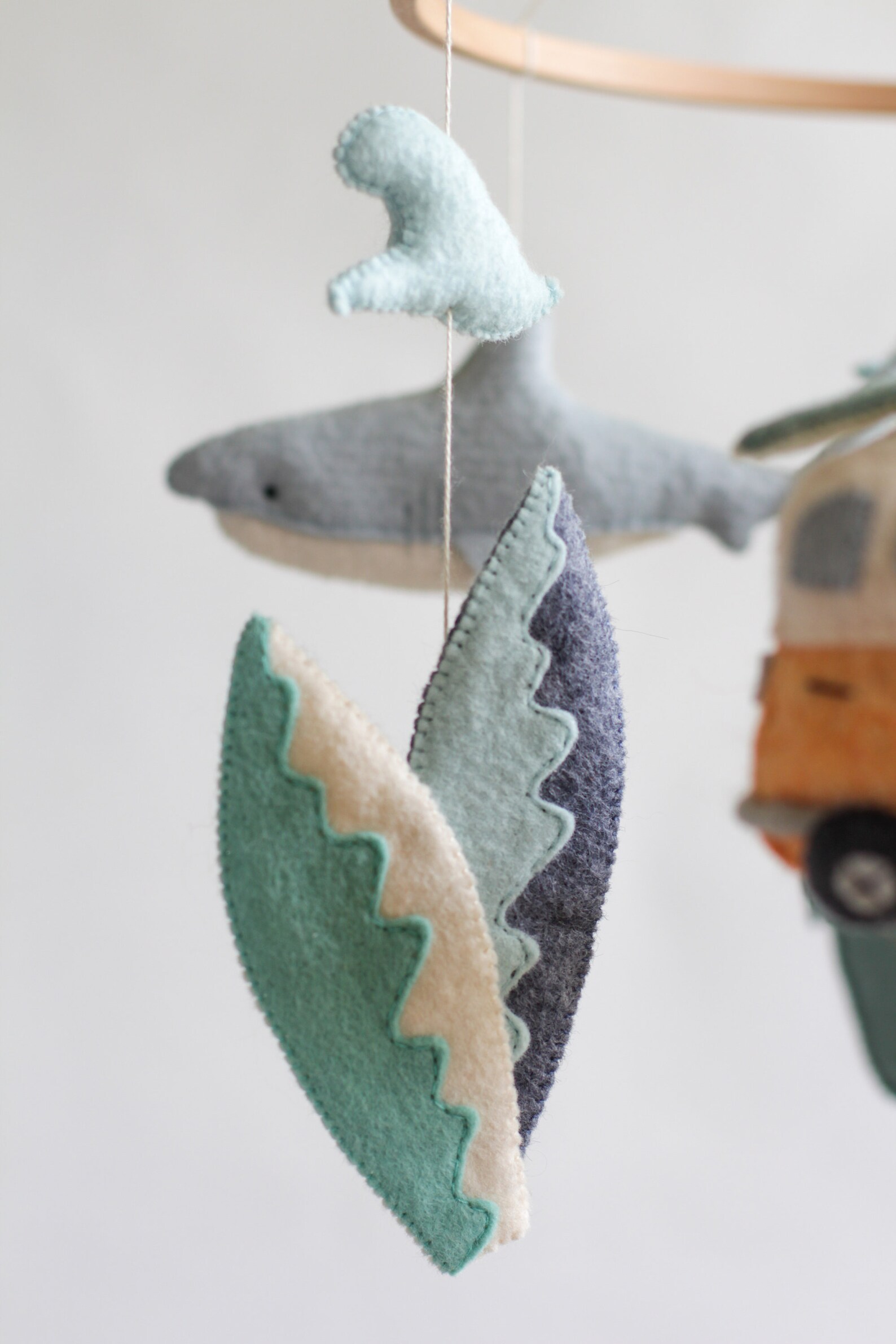 Surf Baby Mobile Surfboard Mobile Beach Baby Mobile - Etsy