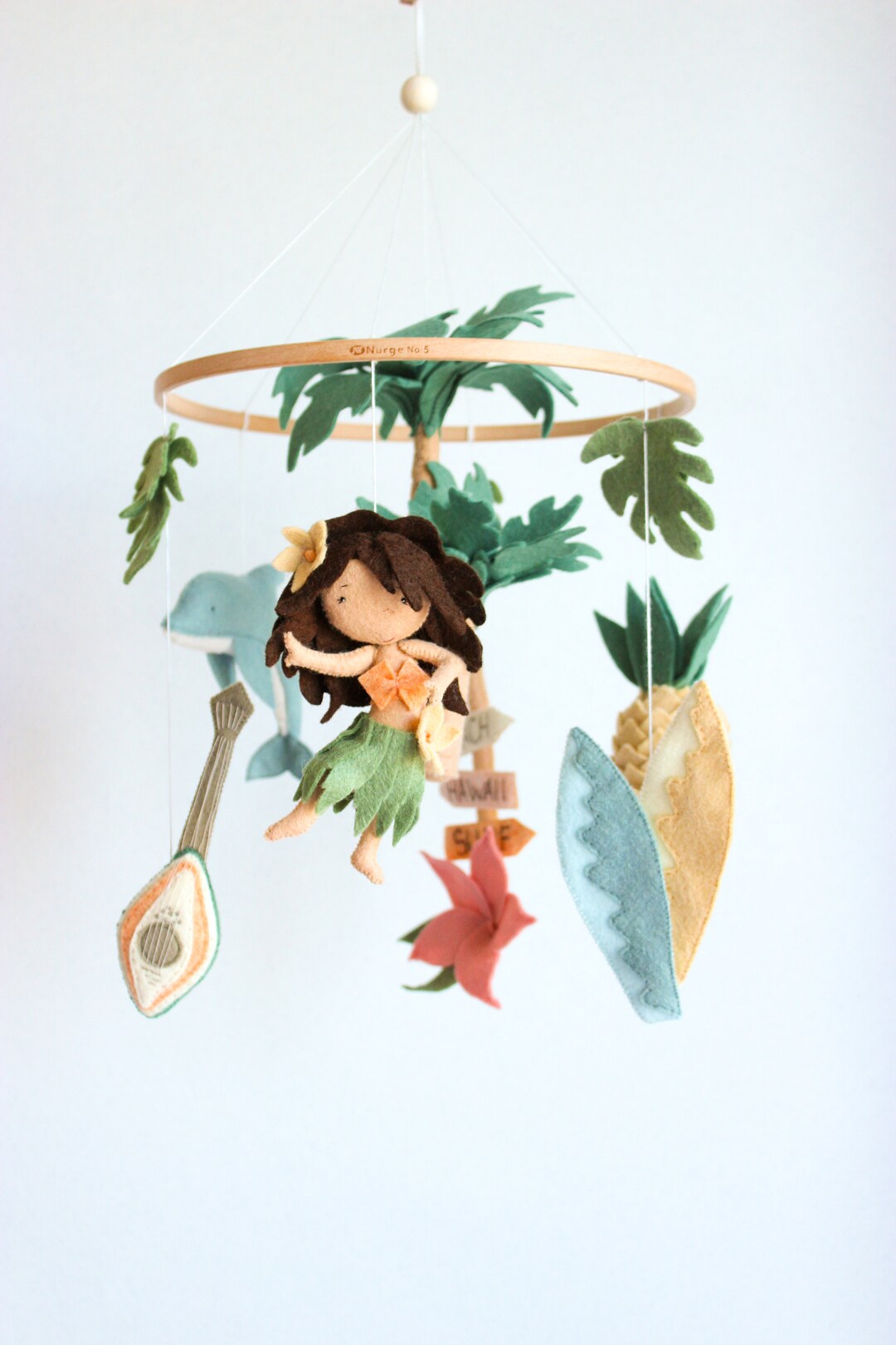 Hawaii Baby Mobile, Tropical Baby Mobile, Hula Girl Mobile - Etsy