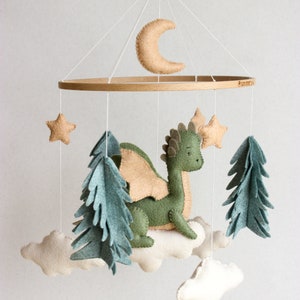 Dragon Baby Mobile, Dragon Nursery Decor, Dragon Themed Mobile - Etsy