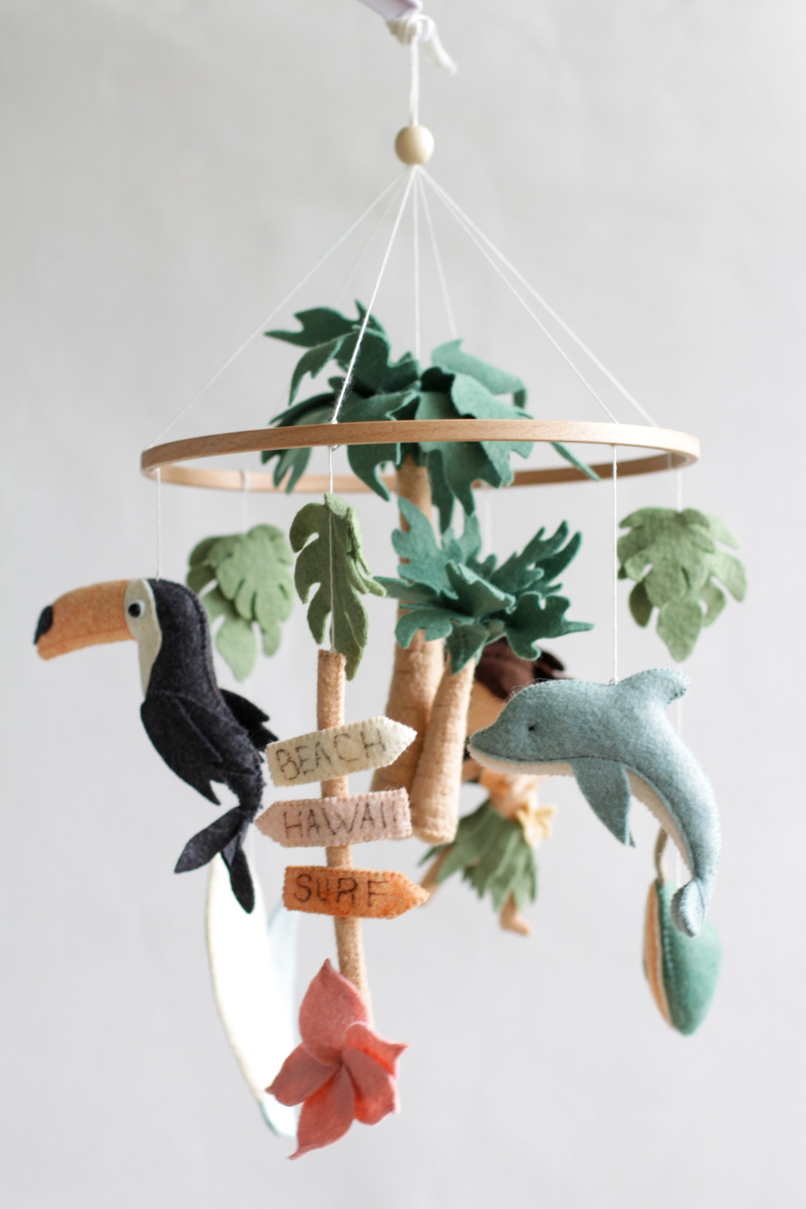 Hawaiian Baby Mobile, Tropical Baby Mobile, Palm Tree Mobile - Etsy