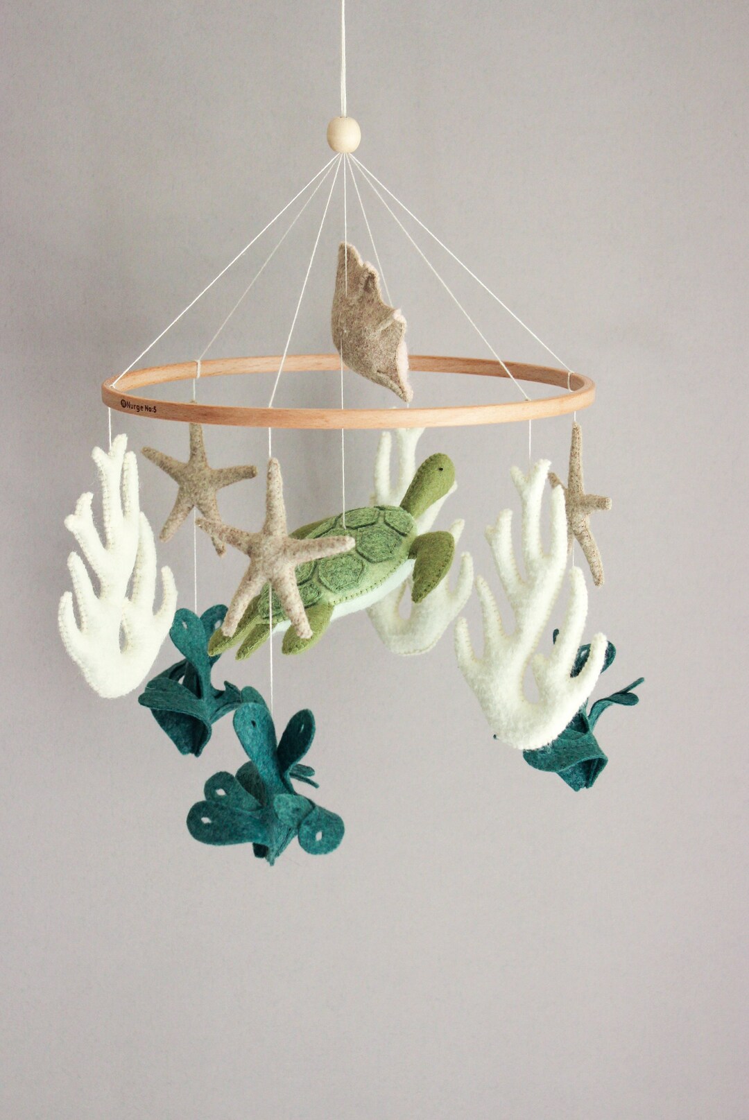 Turtle Baby Mobile, Ocean Baby Mobile, Sea Creature Mobile - Etsy