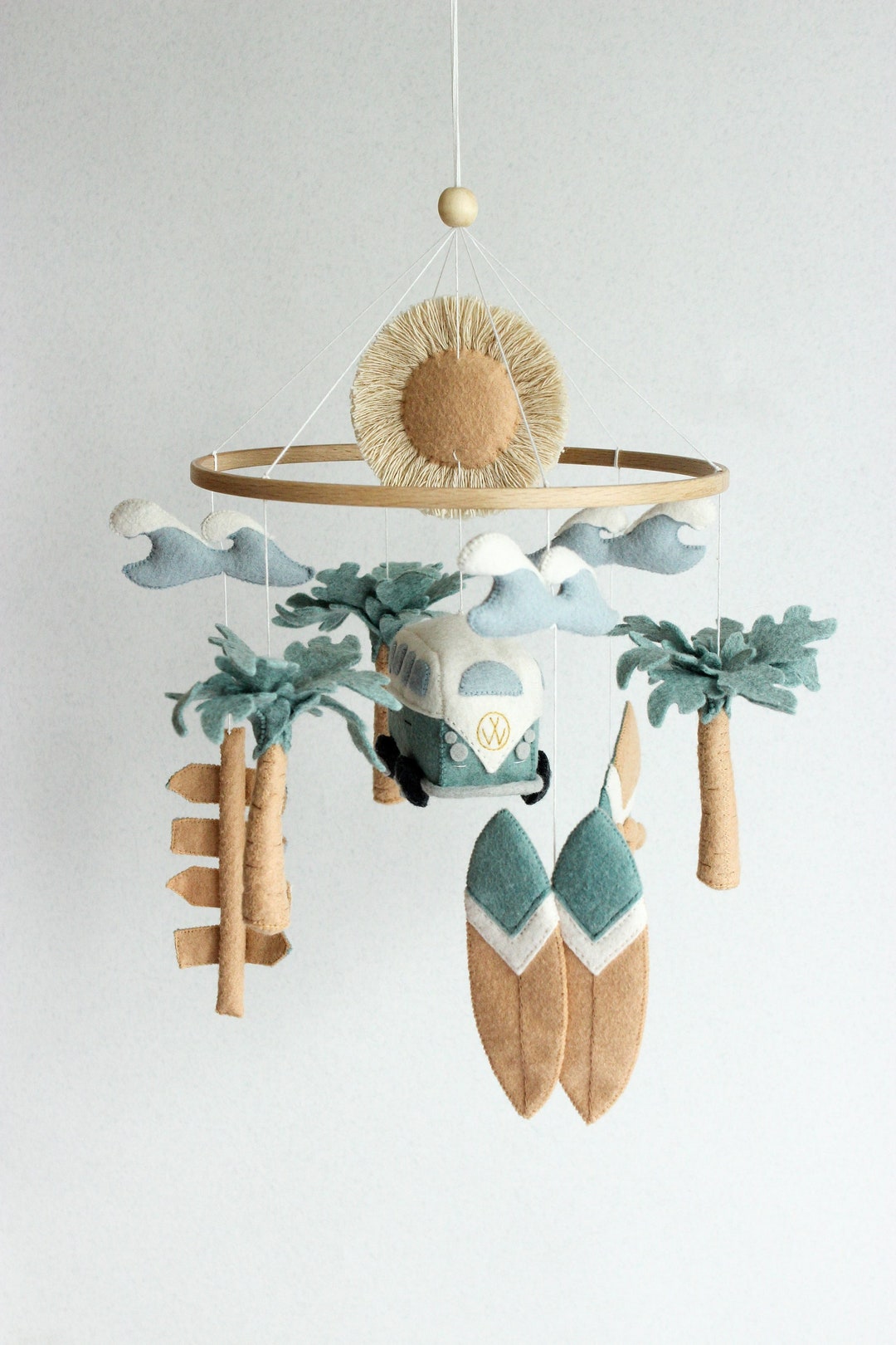 Surf Baby Mobile, Beach Baby Mobile, Ocean Baby Mobile - Etsy