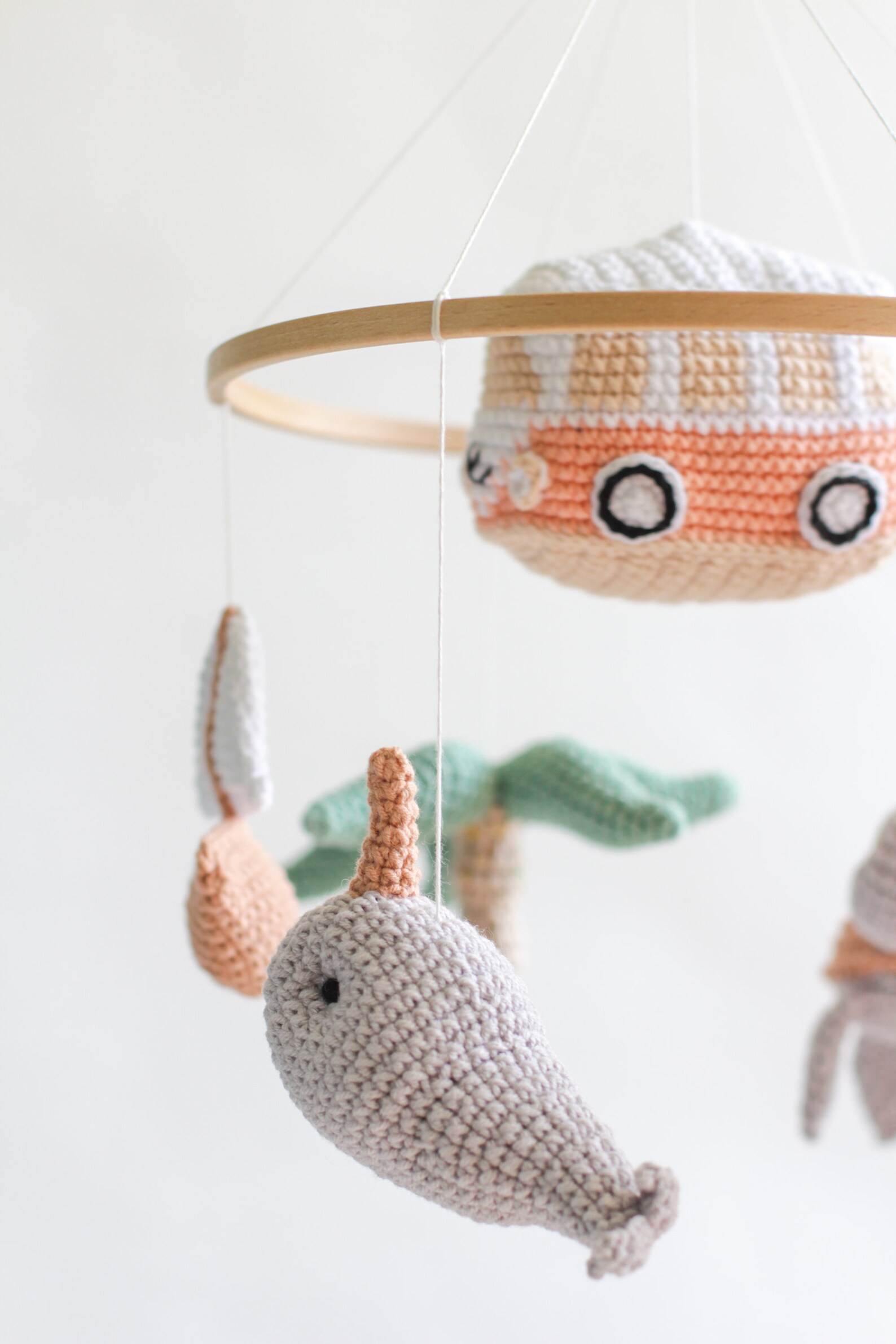 Beach Baby Mobile. Surf Baby Mobile. Ocean Baby Mobile - Etsy