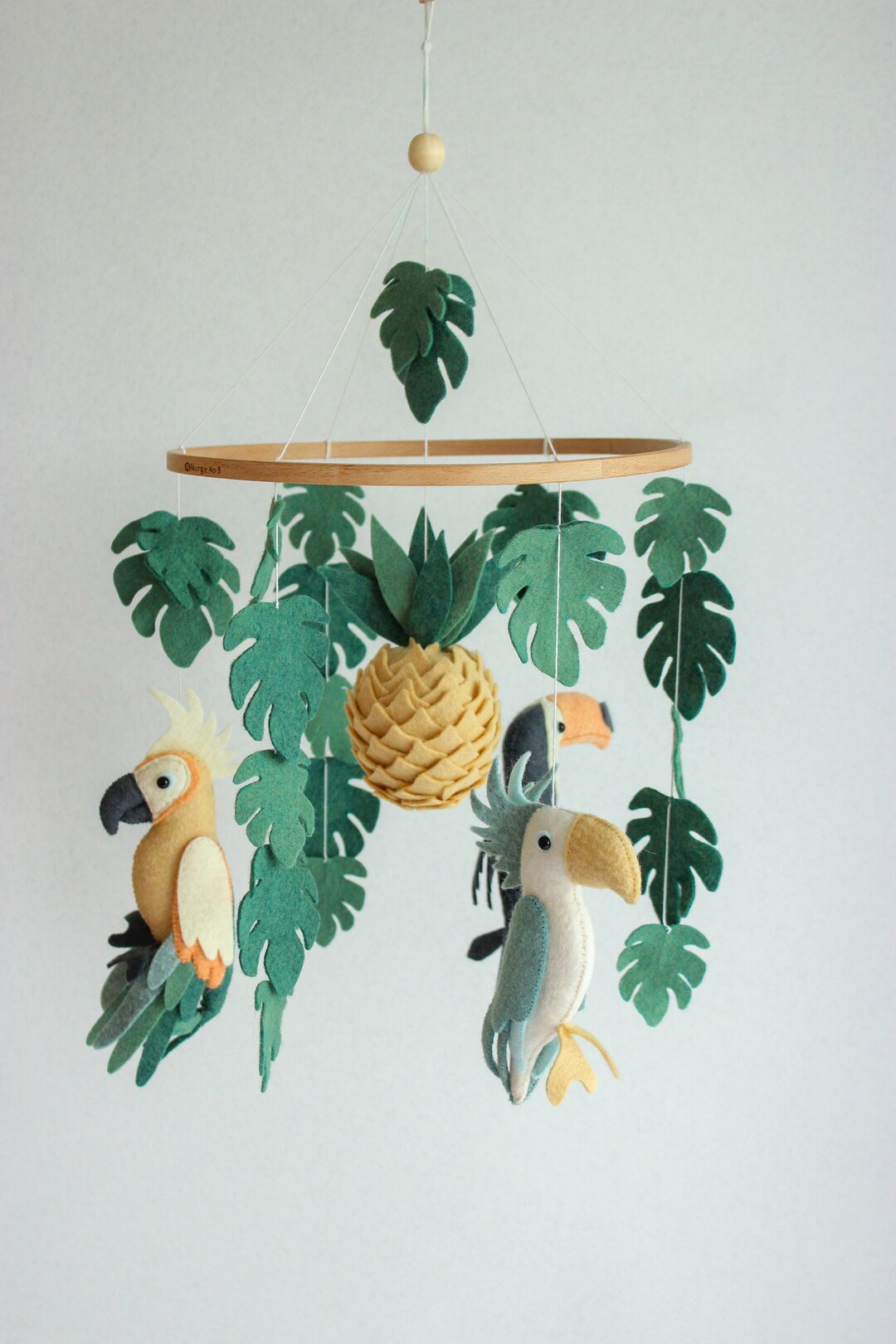 Tropical Bird Mobile, Parrot Baby Mobile, Toucan Baby Mobile - Etsy