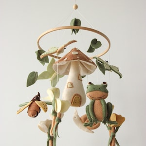 Fairy Garden Mobile, Mushroom Mobile, Woodland Insect Mobile, Fairytale ...