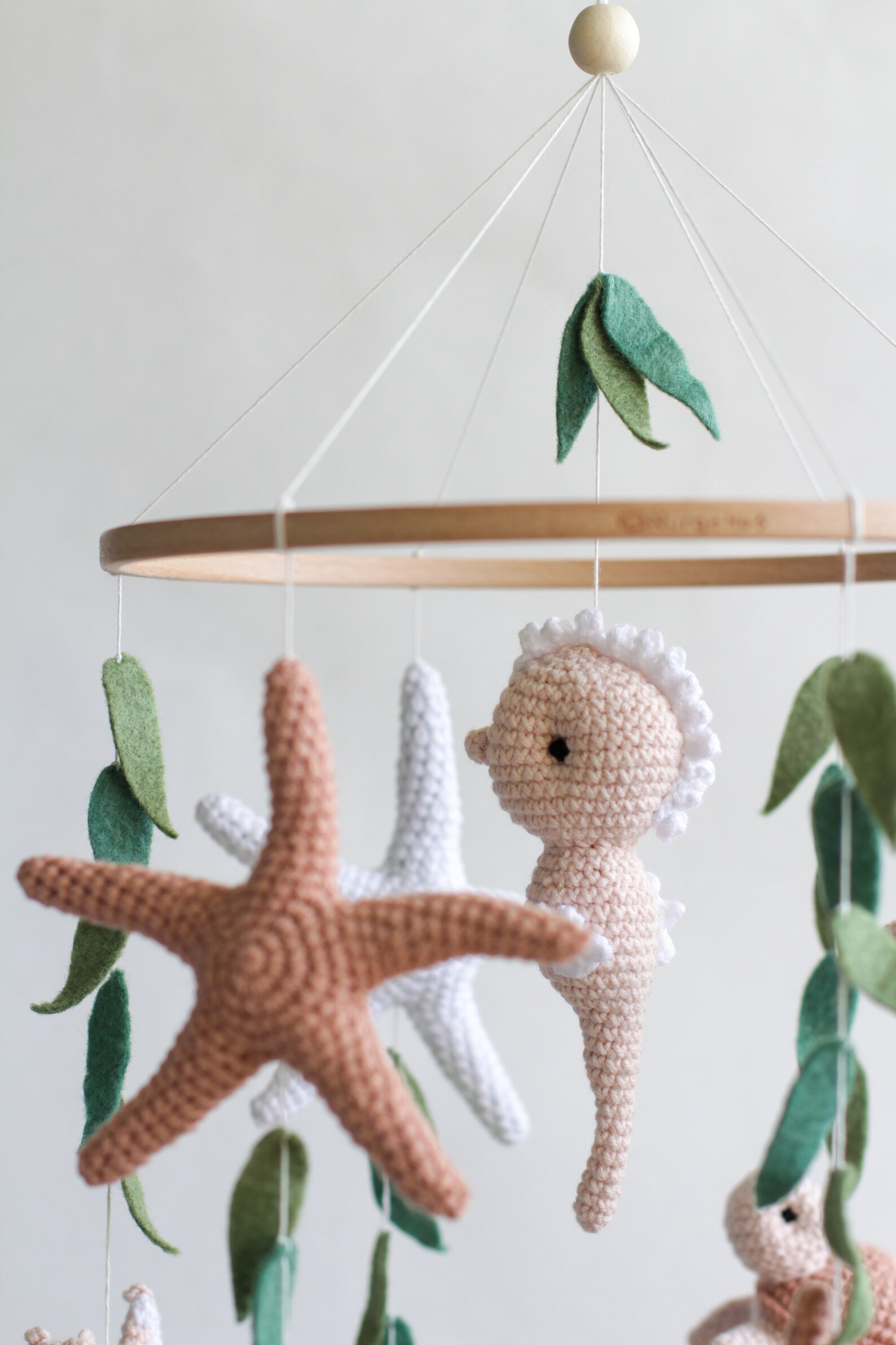 Ocean Baby Mobile. Nautical Baby Mobile. Ocean Baby Mobile With Turtle ...