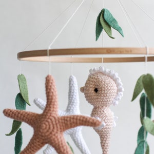 Ocean Baby Mobile. Nautical Baby Mobile. Ocean Baby Mobile With Turtle ...