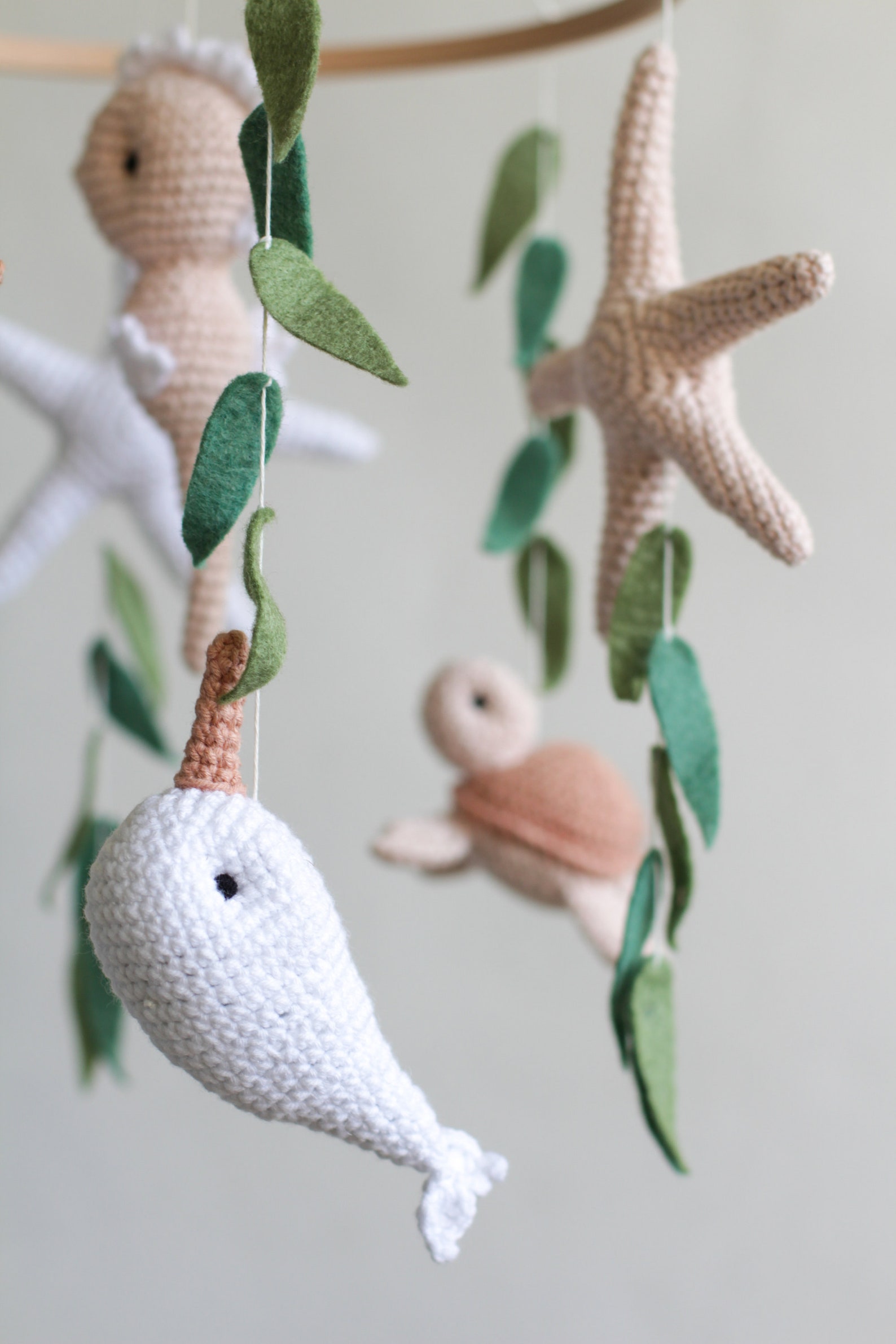 Ocean Baby Mobile. Nautical Baby Mobile. Ocean Baby Mobile With Turtle ...