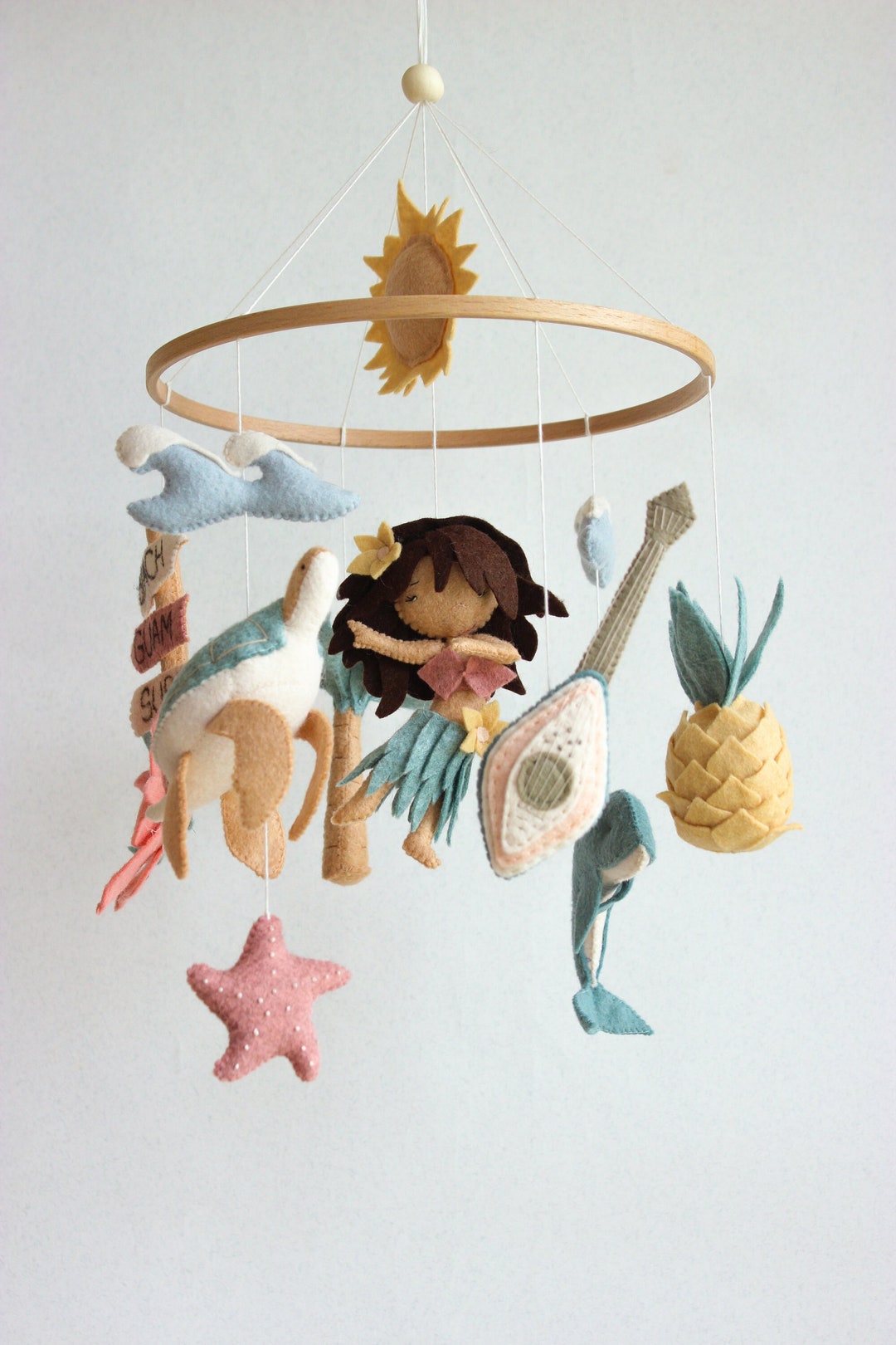 Hawaiian Baby Mobile, Tropical Baby Mobile, Aloha Baby Shower - Etsy