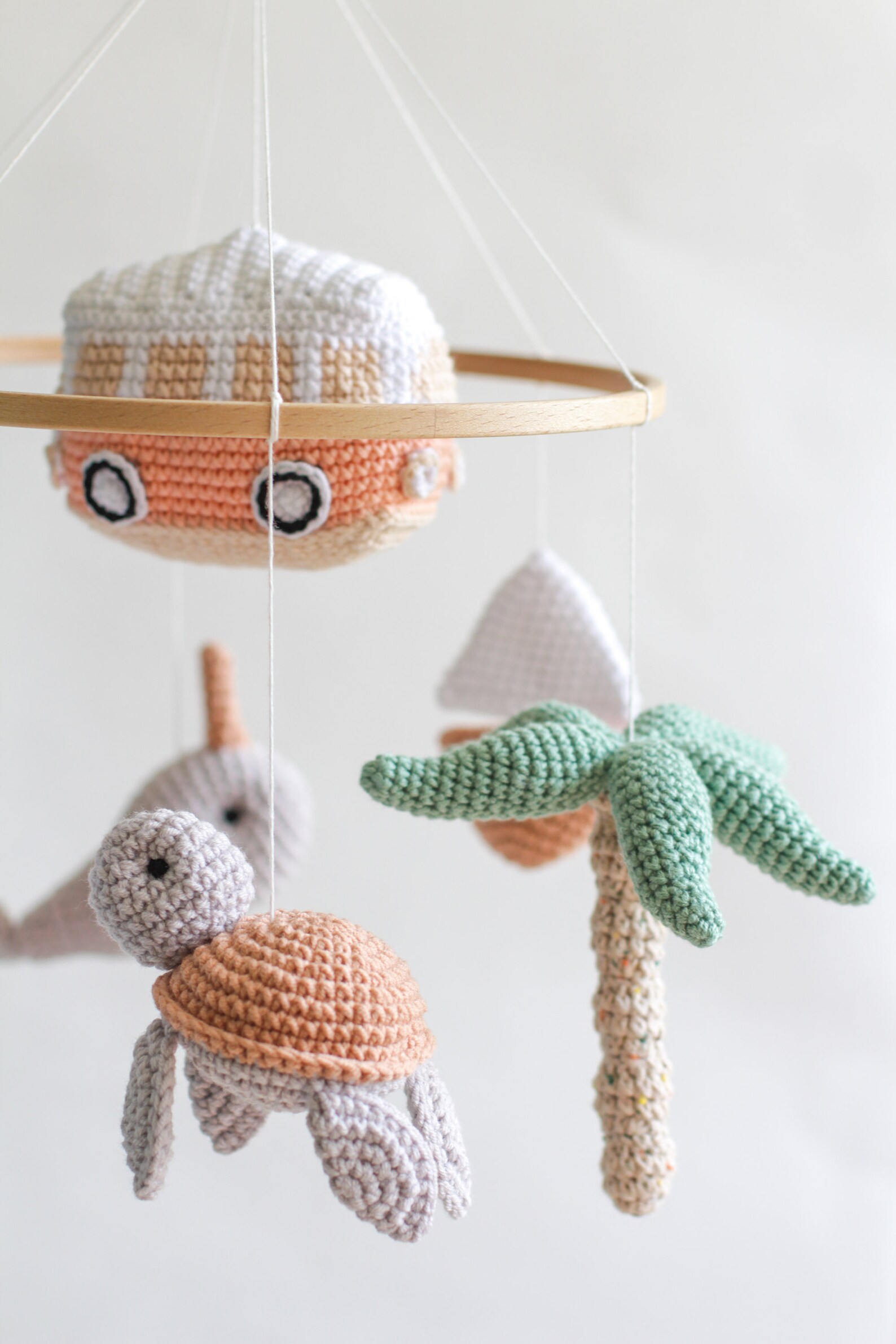 Beach Baby Mobile. Surf Baby Mobile. Ocean Baby Mobile - Etsy
