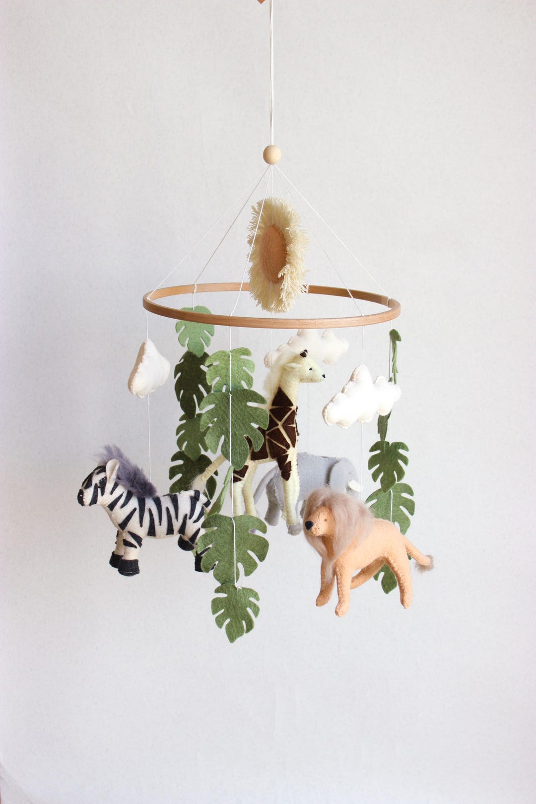 Safari Baby Mobile, Safari Animal Mobile, Giraffe Baby Mobile, Africa ...