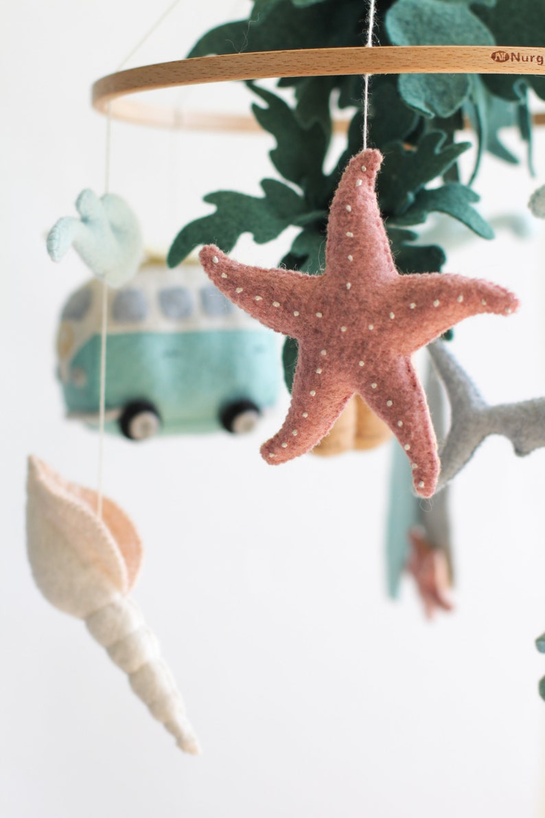 Beach Baby Mobile Ocean Baby Mobile Surfing Baby Mobile - Etsy