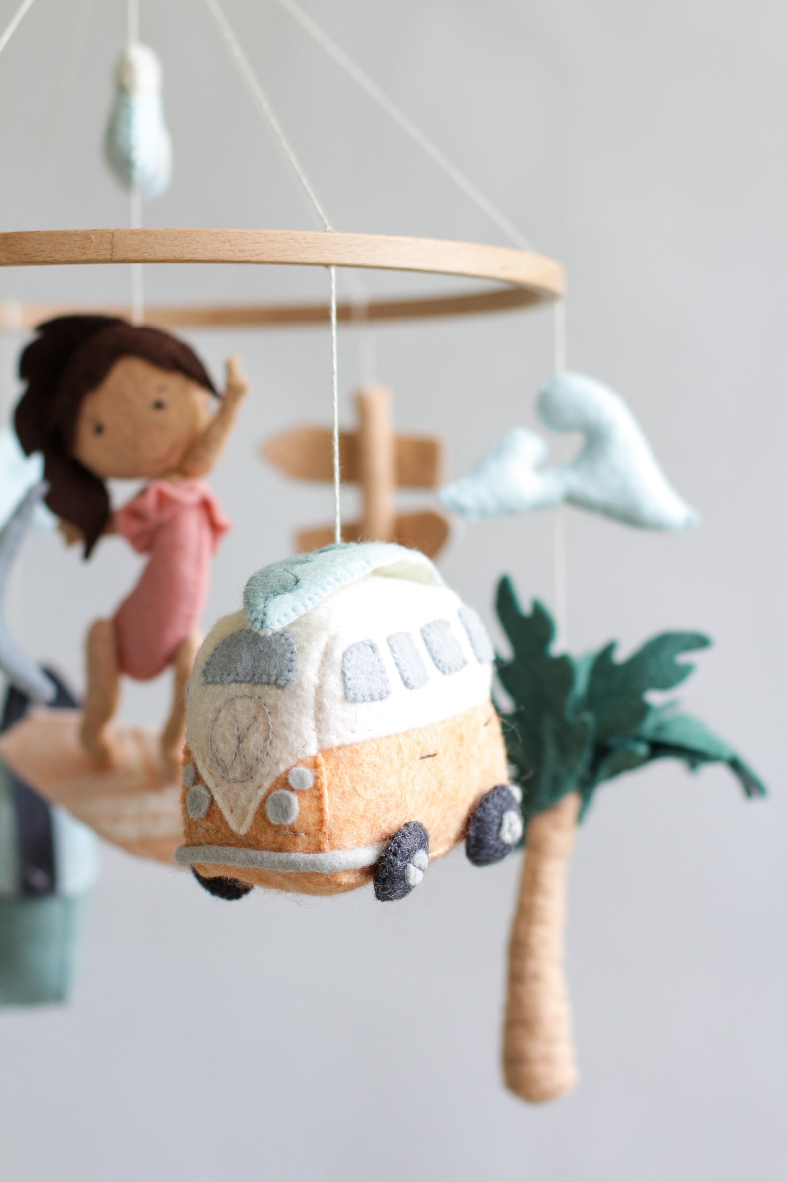 Surf Baby Mobile Surfboard Mobile Beach Baby Mobile - Etsy