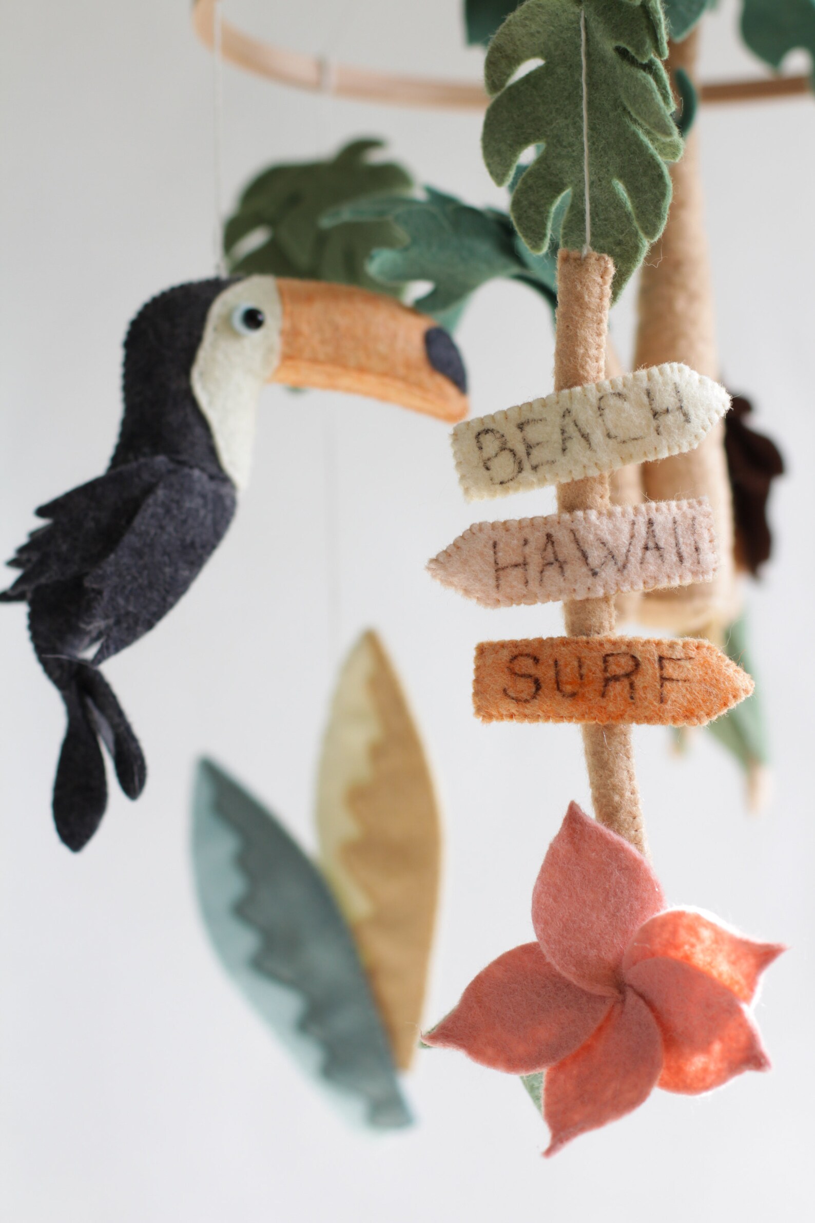 Hawaiian Baby Mobile, Tropical Baby Mobile, Palm Tree Mobile - Etsy