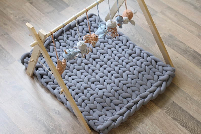 Baby Play Mat Baby Floor Mat Chunky Photo Blanket Baby - Etsy