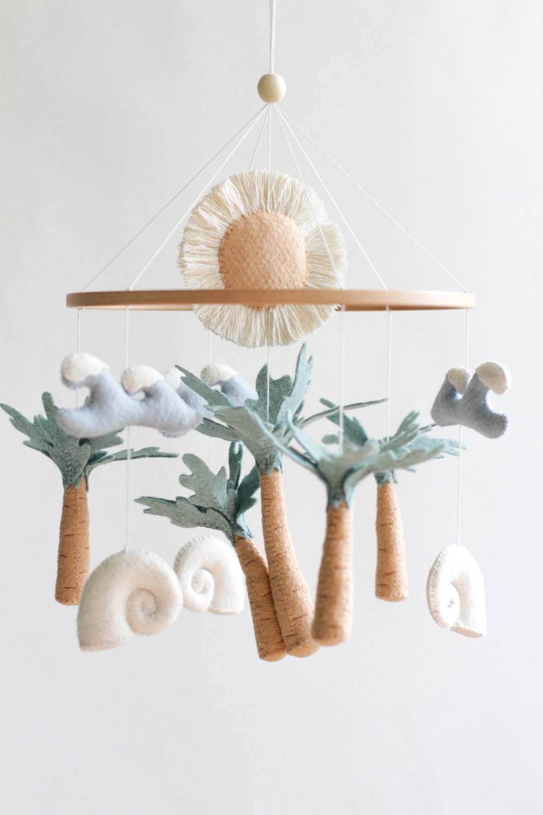 Beach Baby Mobile, Boho Baby Mobile, Ocean Baby Mobile - Etsy