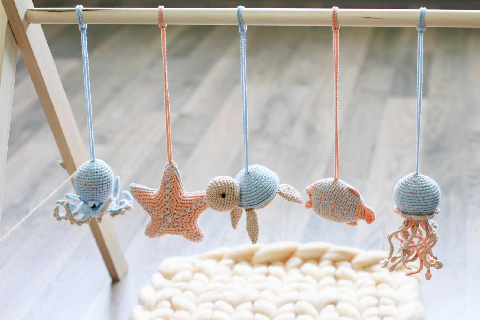 Baby play gym toys. Baby gym hanging toy | Etsy