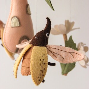 Insect Baby Mobile, Garden Bugs Mobile, Enchanted Forest Mobile ...