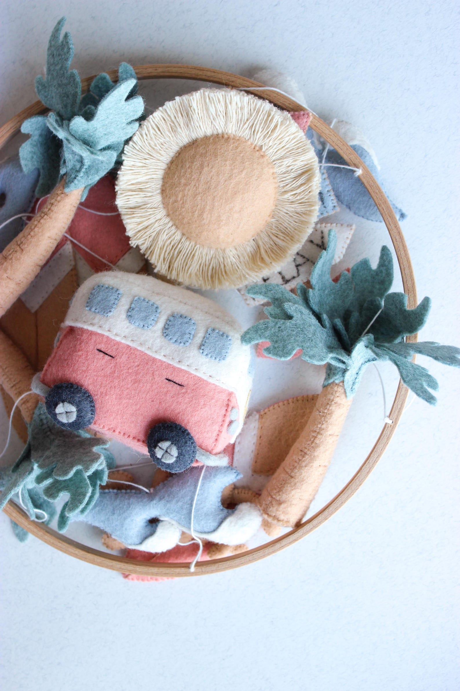 Surf Baby Mobile, Surfer Girl Nursery Mobile, Beach Baby Mobile ...