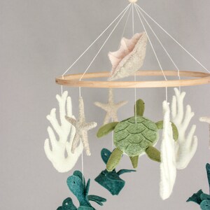 Turtle Baby Mobile, Ocean Baby Mobile, Sea Creature Mobile - Etsy