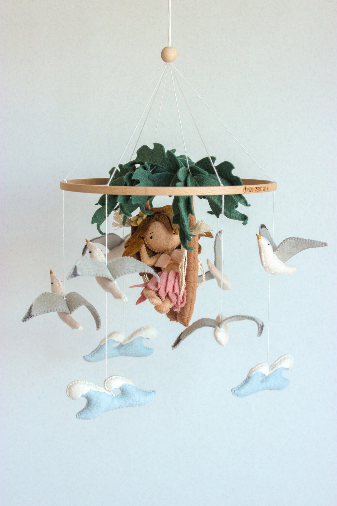 Beach Baby Mobile, Ocean Baby Mobile, Surf Baby Mobile - Etsy