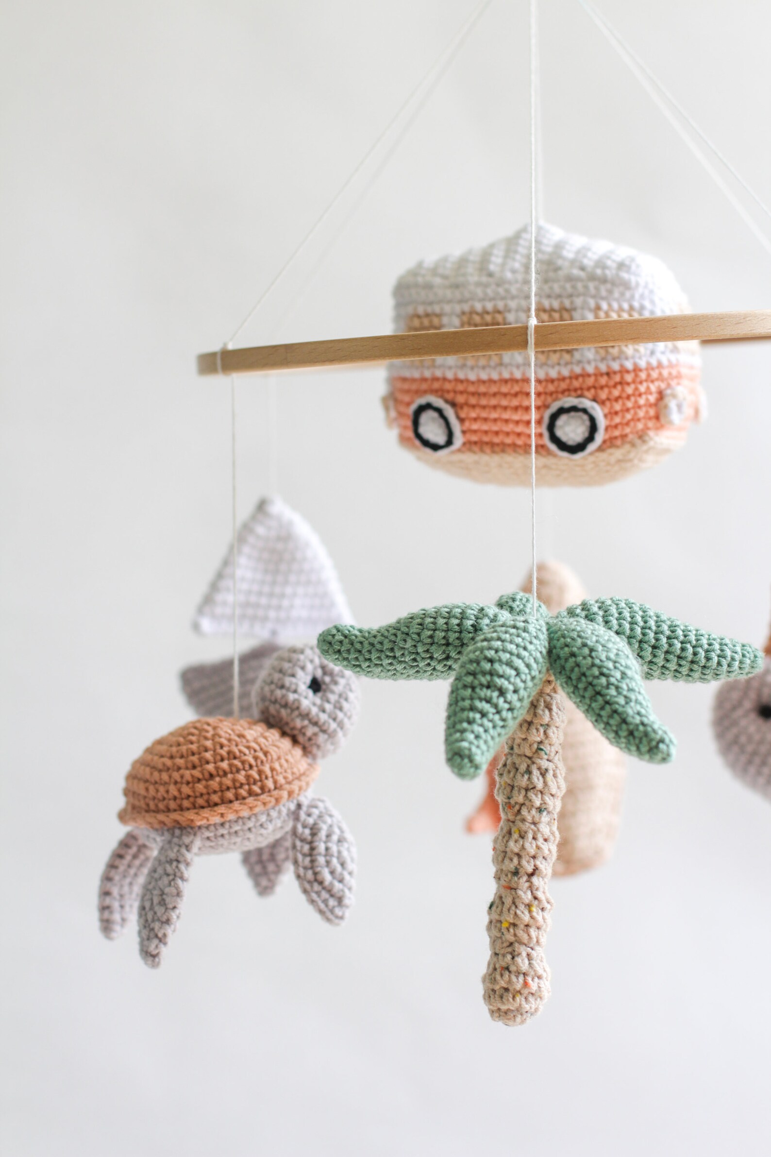 Beach Baby Mobile. Surf Baby Mobile. Ocean Baby Mobile - Etsy