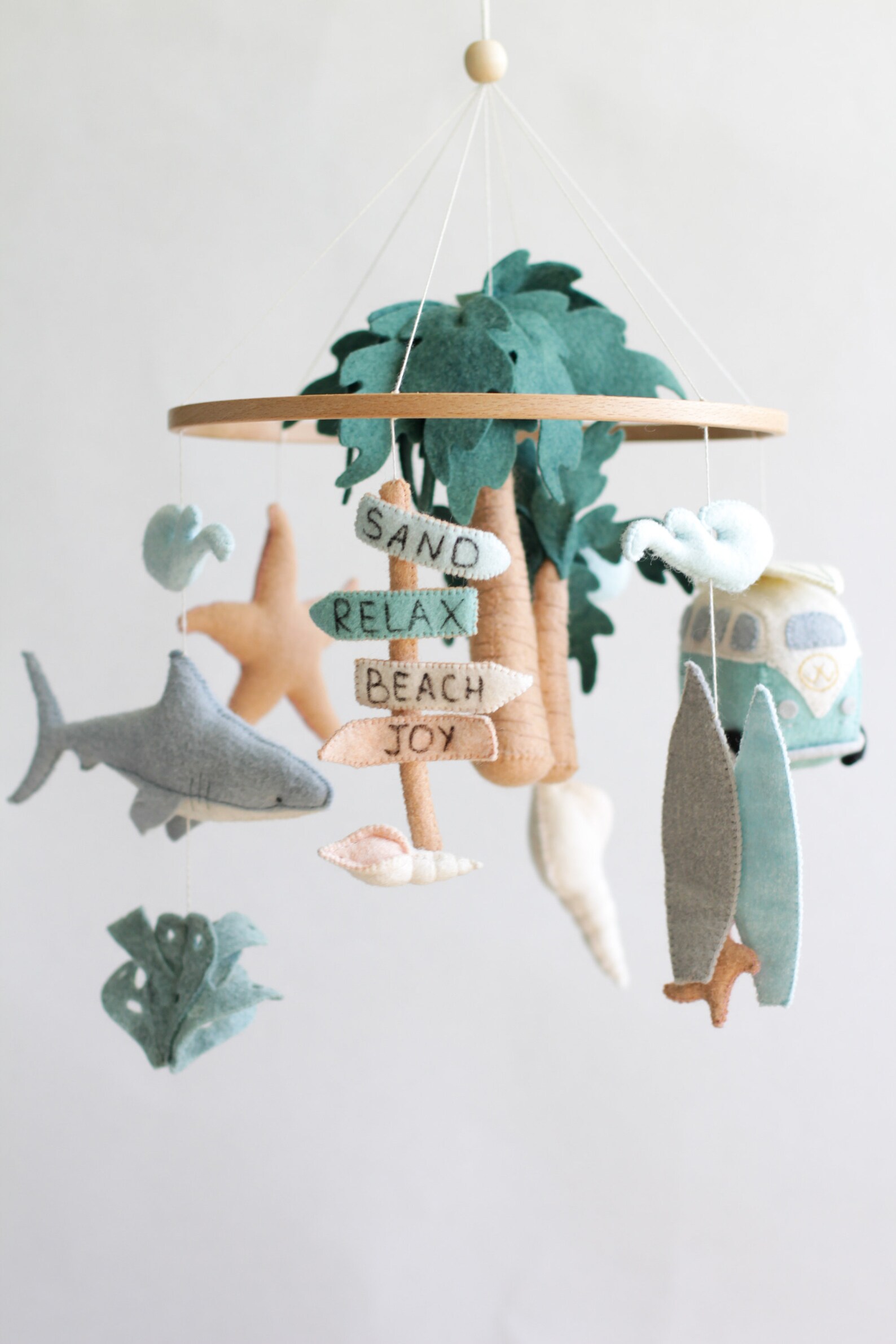 Beach Baby Mobile Ocean Baby Mobile Surfing Baby Mobile - Etsy