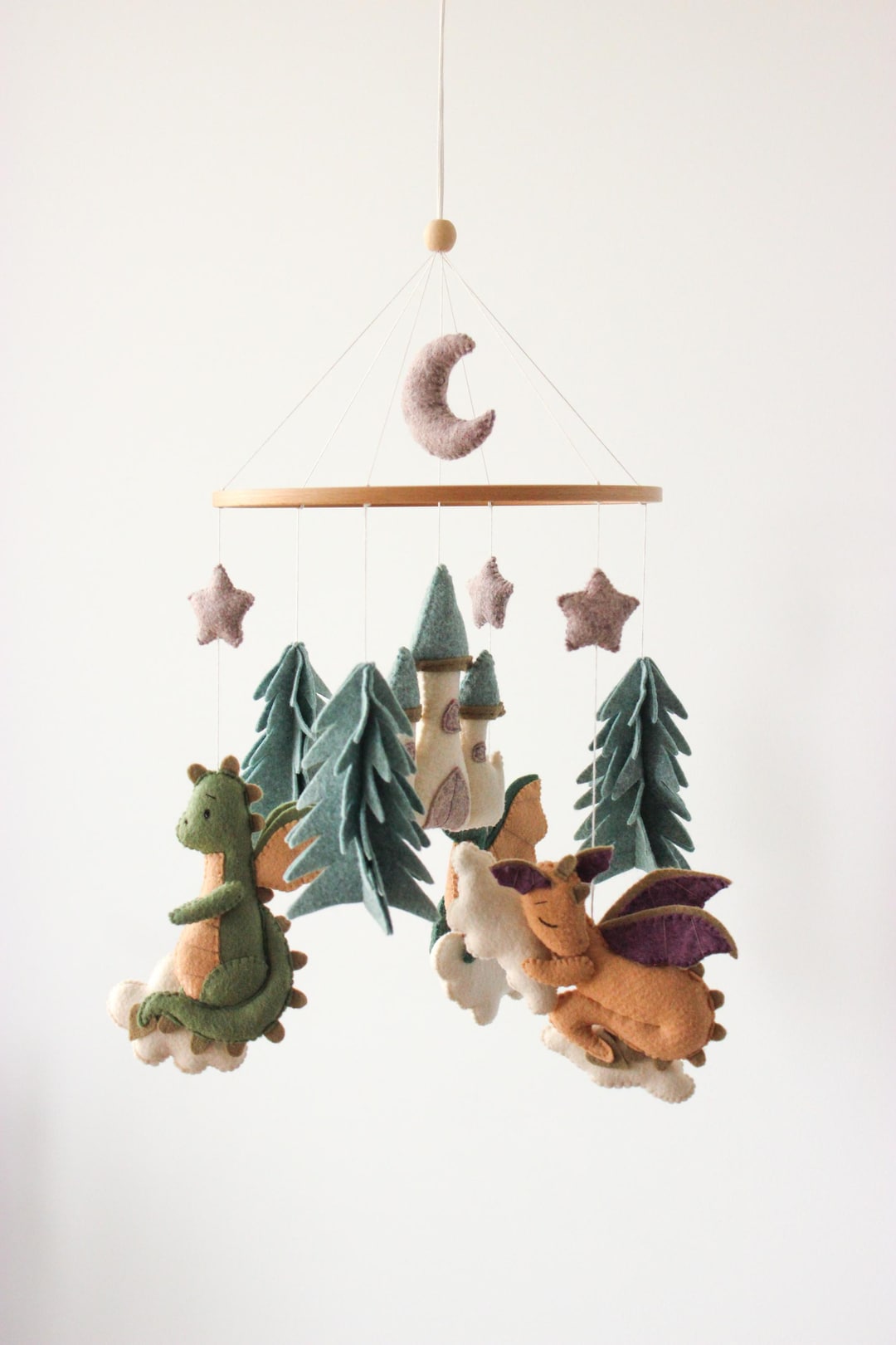 Dragon Baby Mobile, Dragon Nursery Decor, Fantasy Crib Mobile ...