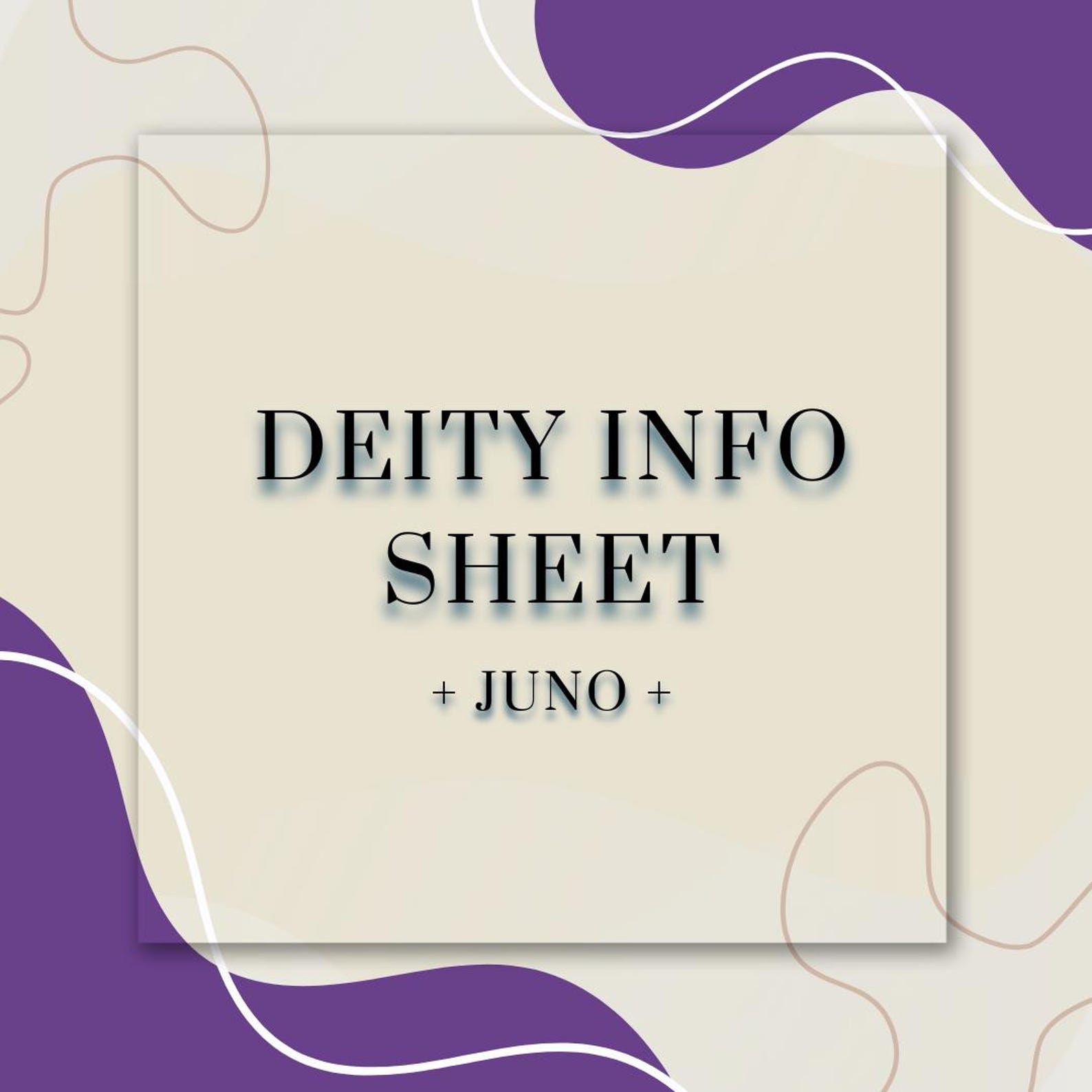 Juno Roman Goddess Info Sheet – Printable BOS Altar Guide (PDF) - Etsy