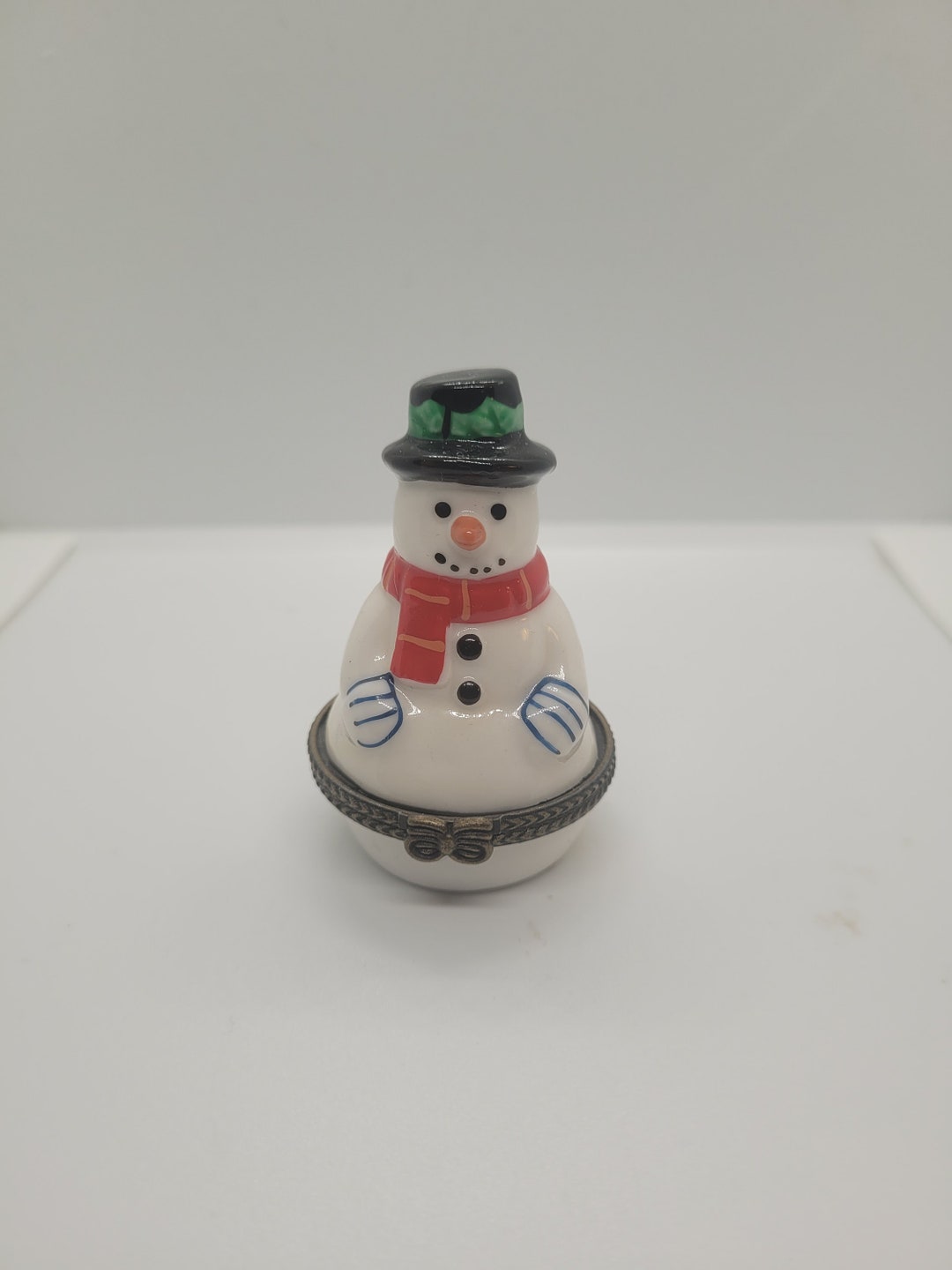 Snowman Trinket or PHB Box With Snowman Trinket. - Etsy