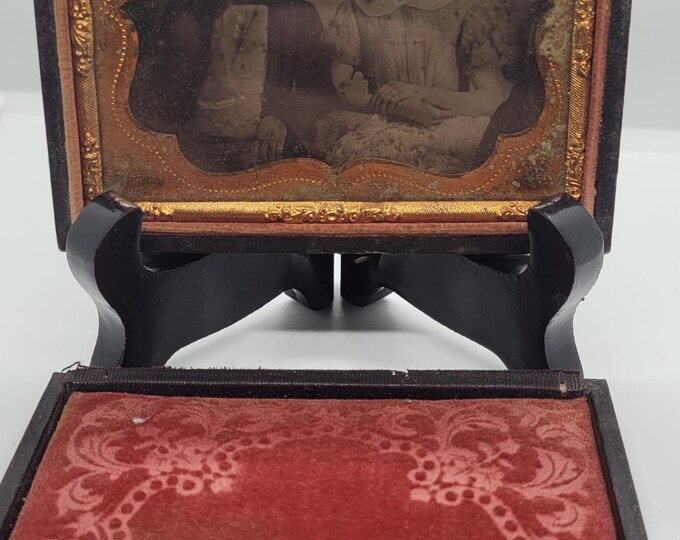 Antique Tintype Frame With Photo - Etsy
